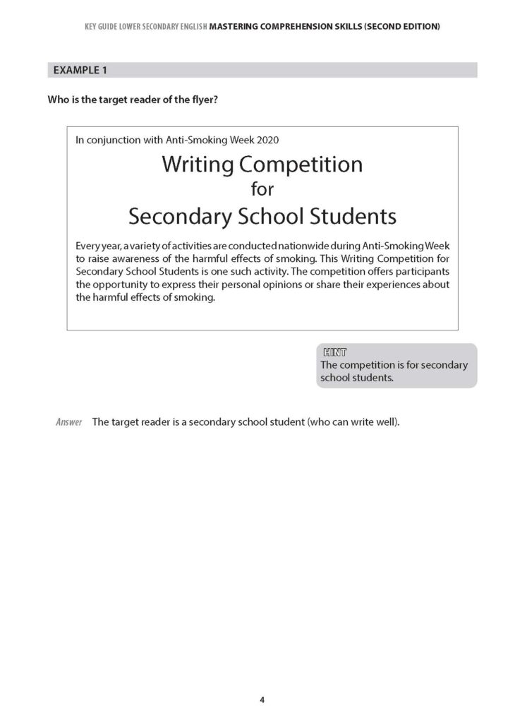 Key Guide Lower Secondary English: Mastering Comprehension Skills ...