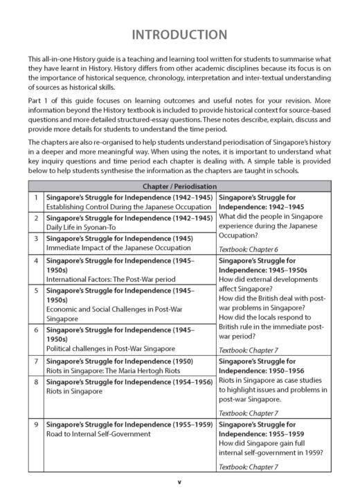 Key Guide Secondary 2 History Revision Notes with SBQ and SEQ Practice ...