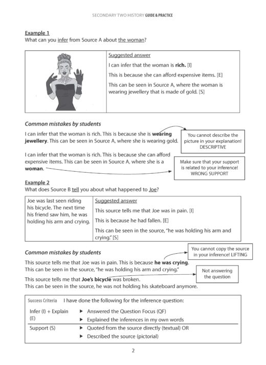 Secondary 2 History Guide & Practice - CPD Singapore Education Services ...