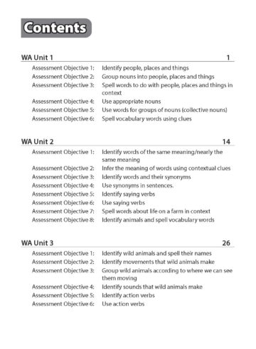 Primary 1 English Weighted Assessments in Vocabulary 1A - CPD Singapore ...