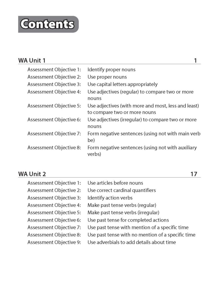 Primary 2 English Weighted Assessments in Grammar 2A - CPD Singapore ...