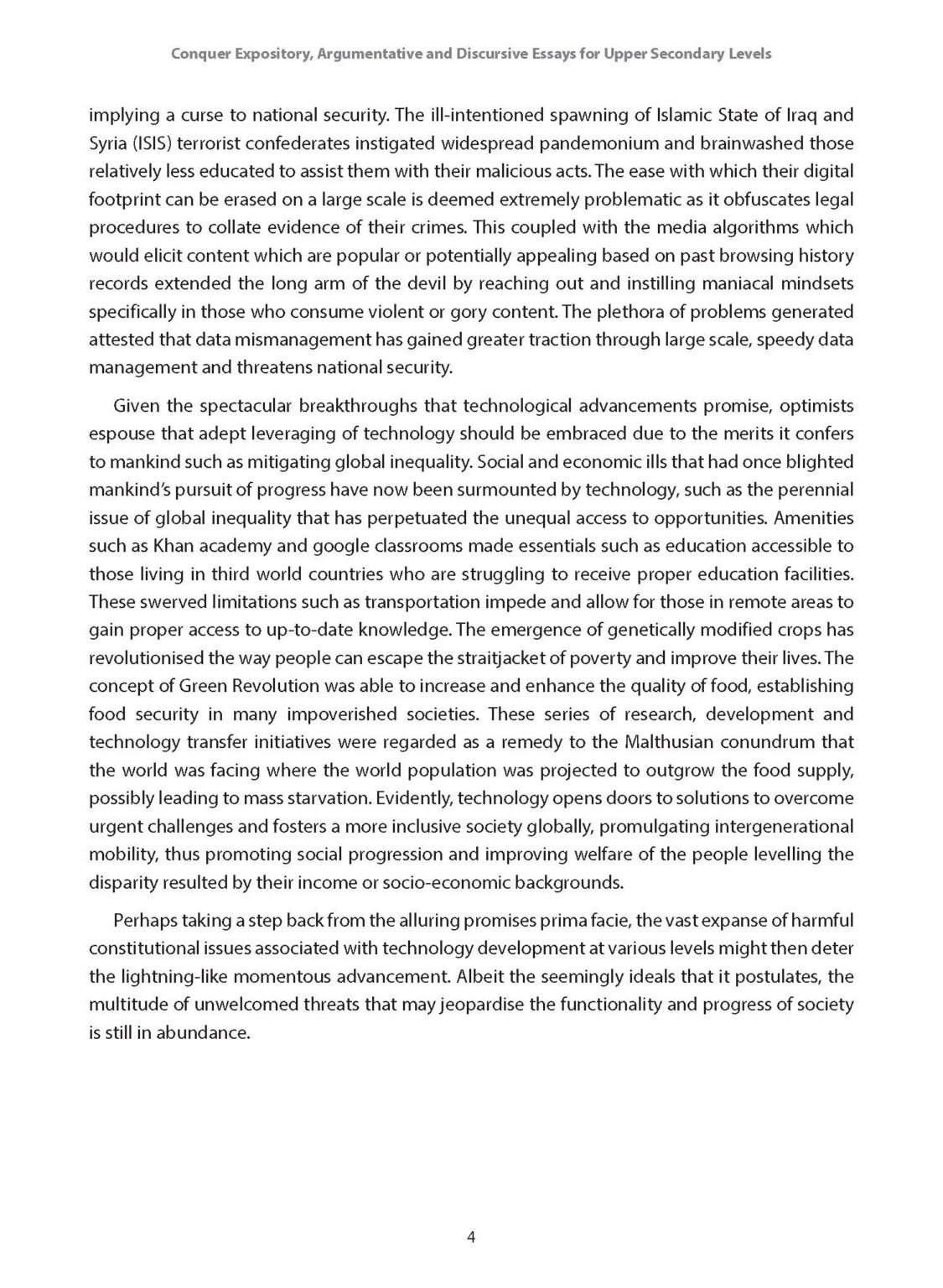 Conquer Expository, Argumentative and Discursive Essays for Upper ...