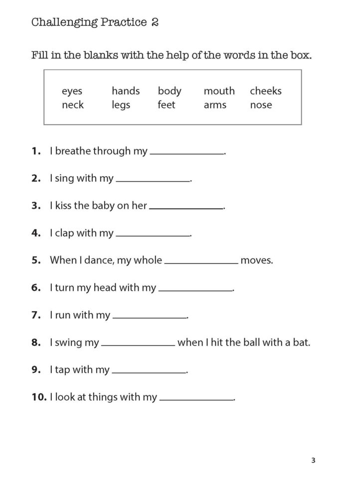 Primary 1 English English Challenging Vocabulary Practice - CPD ...