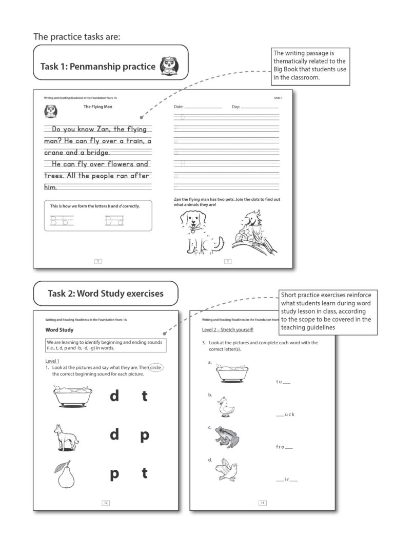 Primary 1 English Writing and Reading Readiness in the Foundation Years ...