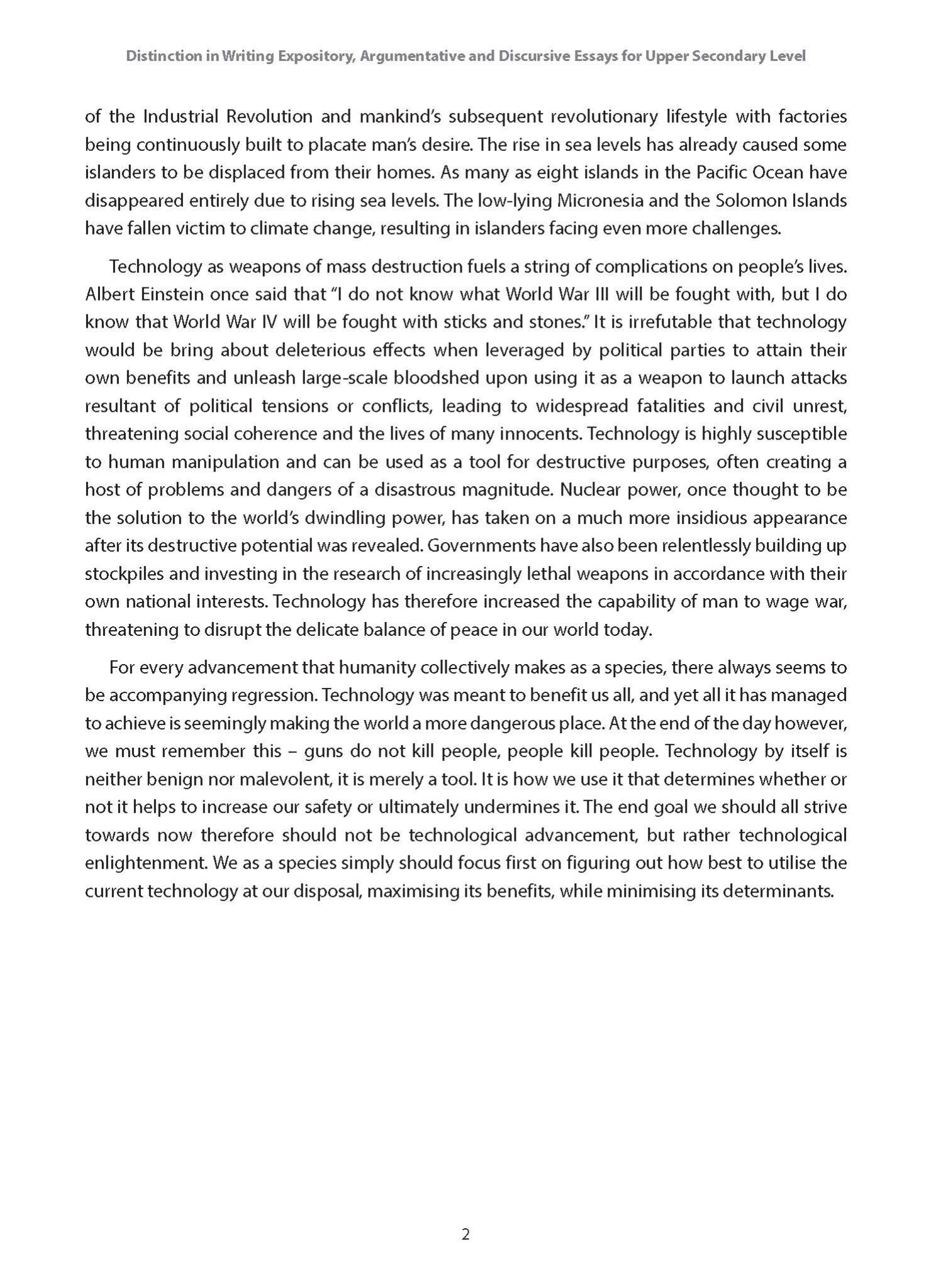 Distinction in Writing Expository, Argumentative and Discursive Essays ...