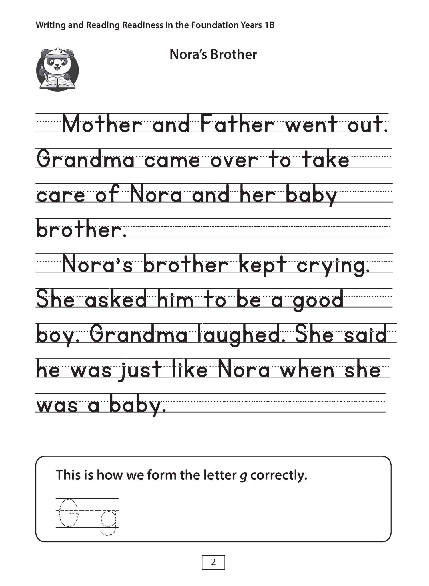 Primary 1 English Writing and Reading Readiness in the Foundation Years ...