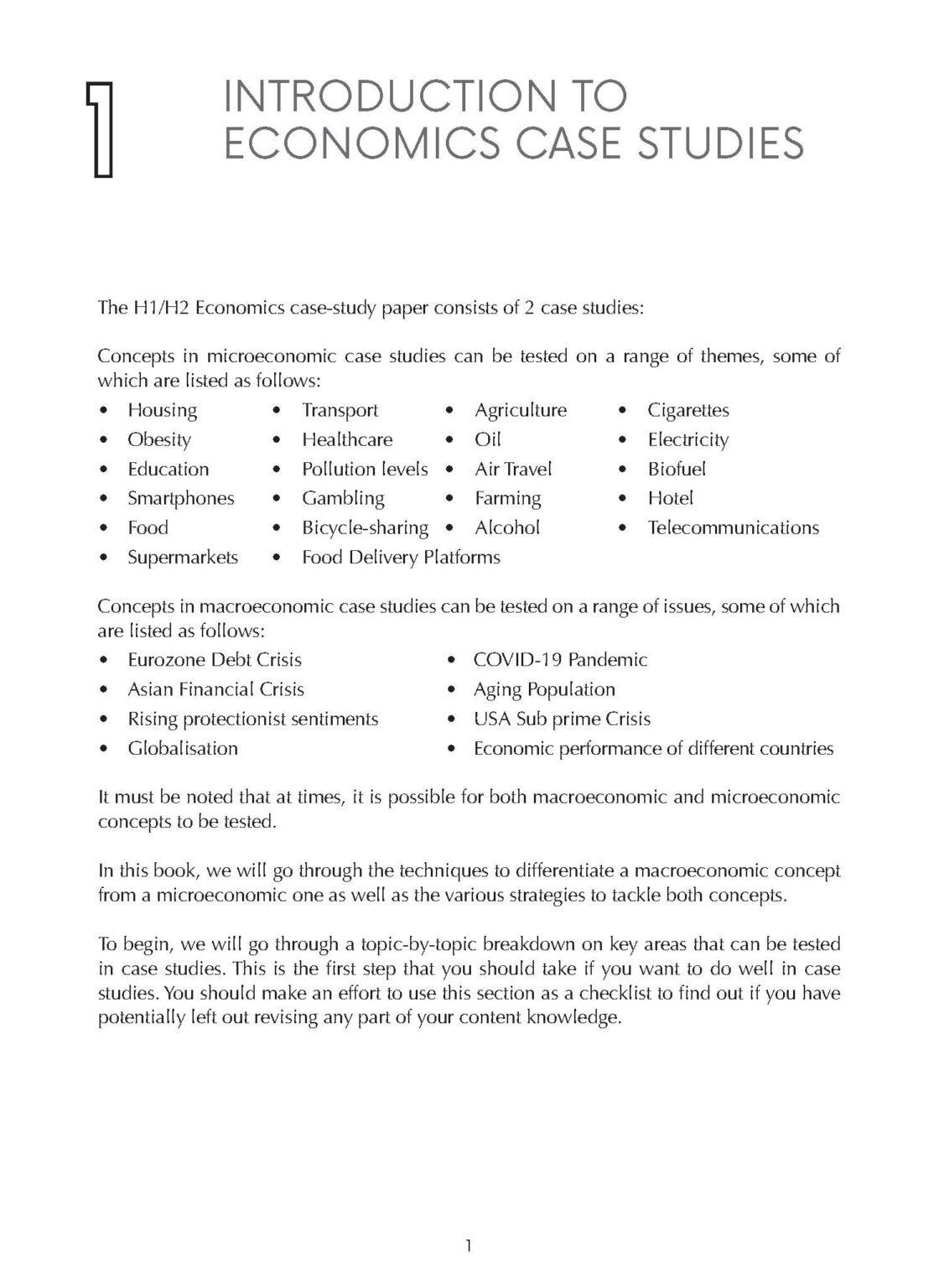 Complete Guide to GCE A Level Economics Case Studies - CPD Singapore ...