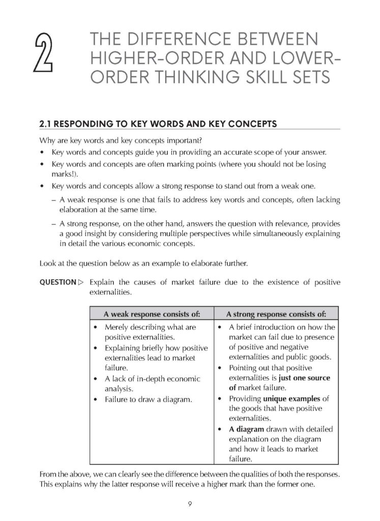 Complete Guide to GCE A Level Economics Case Studies - CPD Singapore ...