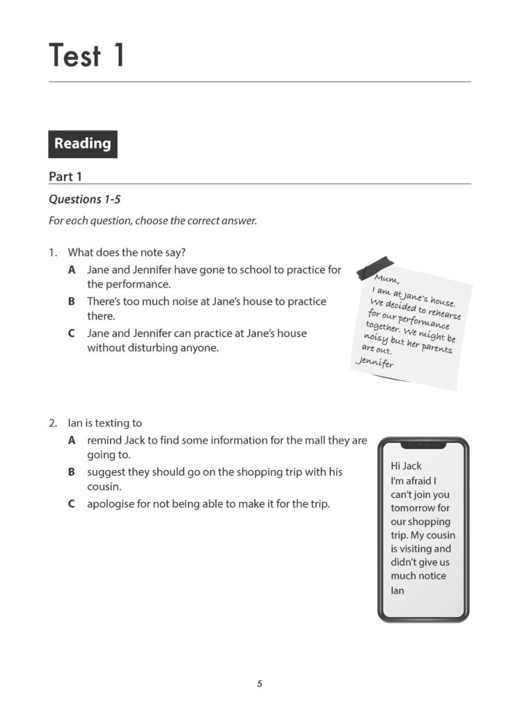 Cambridge English Qualification B1 Preliminary for Schools PET - CPD ...