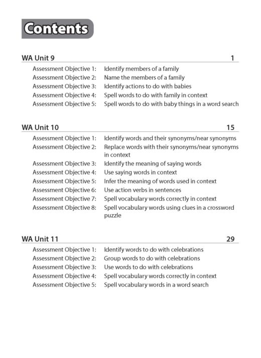 Primary 1 English Weighted Assessments in Vocabulary 1B - CPD Singapore ...