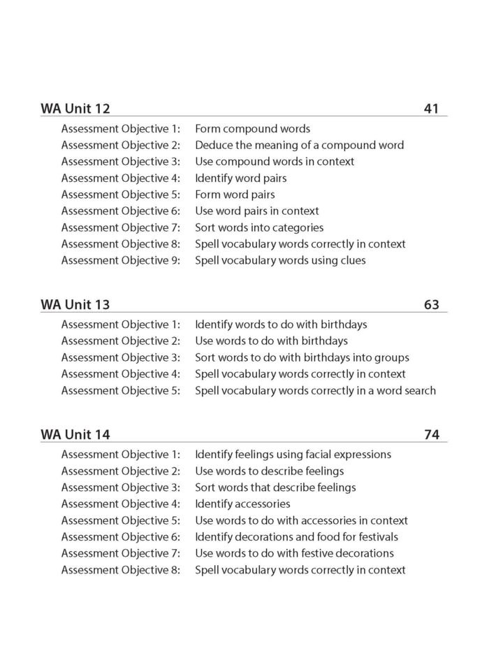 Primary 1 English Weighted Assessments in Vocabulary 1B - CPD Singapore ...