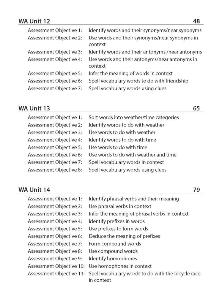 Primary 2 English Weighted Assessments in Vocabulary 2B - CPD Singapore ...