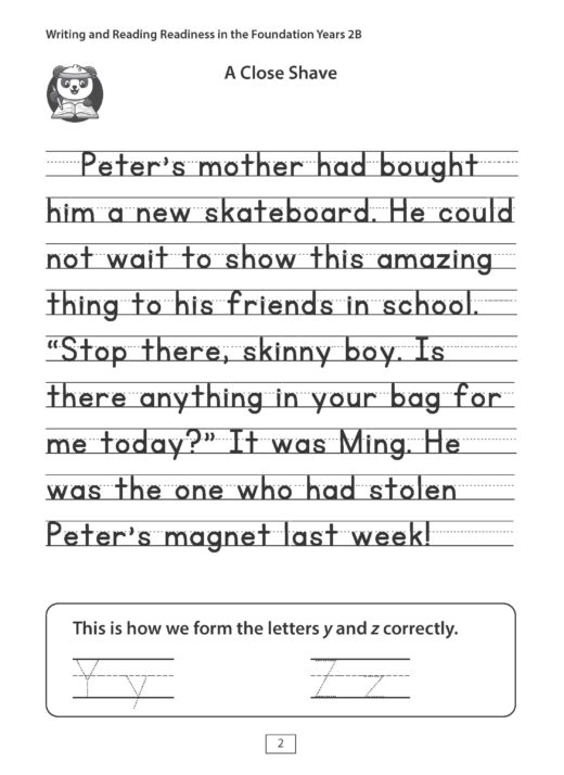 Primary 2 English Writing and Reading Readiness in the Foundation Years ...