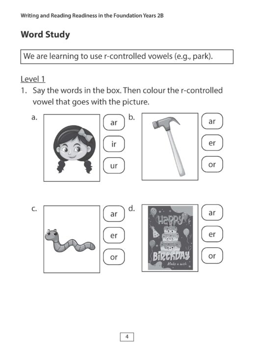 Primary 2 English Writing and Reading Readiness in the Foundation Years ...