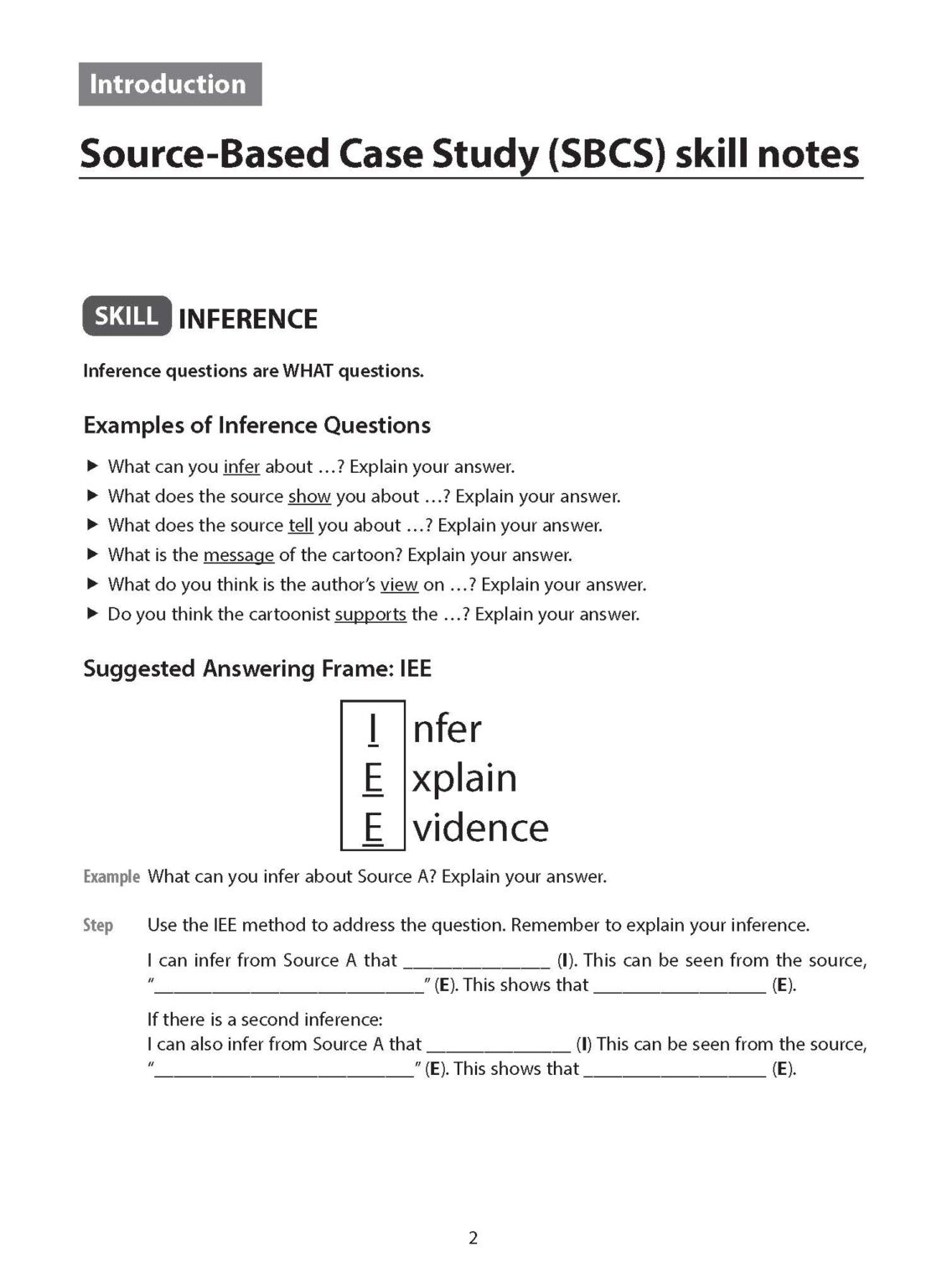 Social Studies SBCS & SRQ Guide Secondary 3 - CPD Singapore Education ...