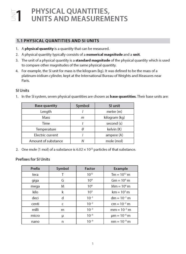 Key Study Guide: O-Level Physics Volume 1 Revision Notes, Worked ...