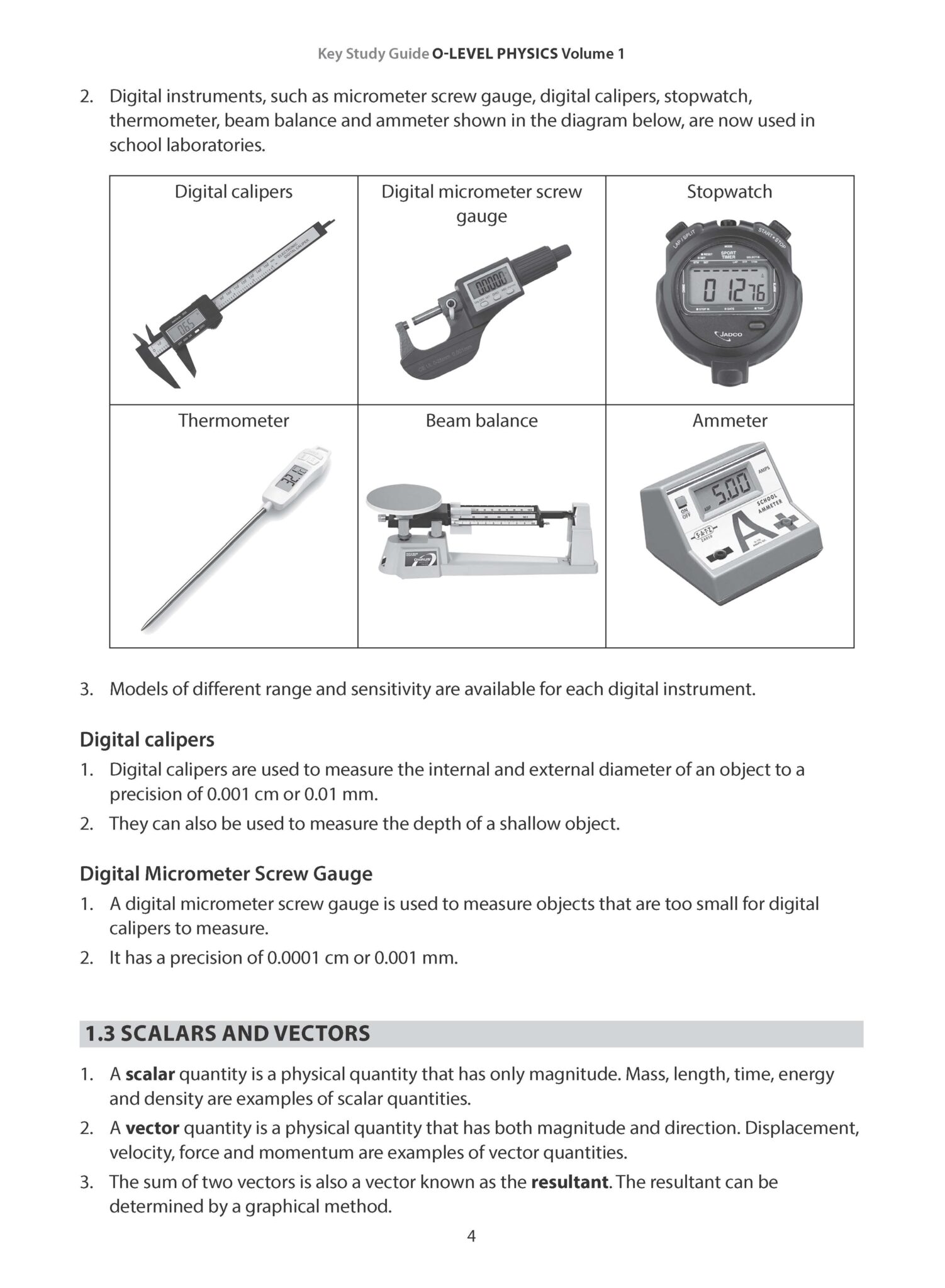Key Study Guide: O-Level Physics Volume 1 Revision Notes, Worked ...