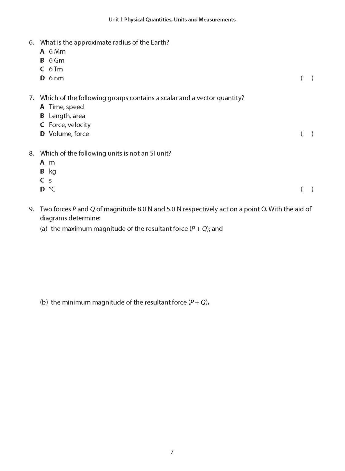 Key Study Guide: O-Level Physics Volume 1 Revision Notes, Worked ...