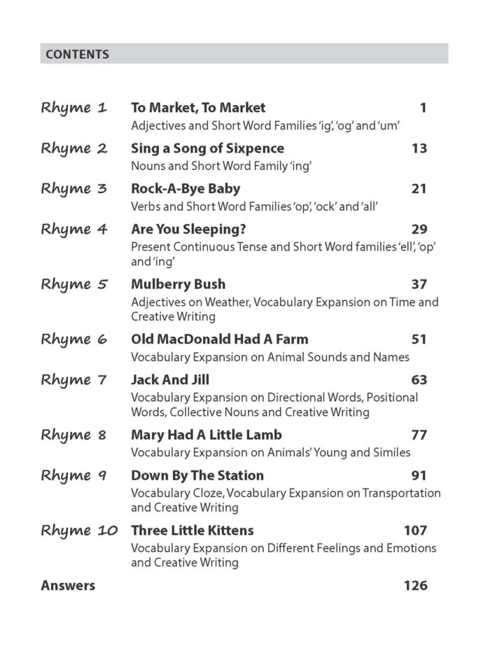 Learning English through Nursery Rhymes Book 2 - CPD Singapore ...