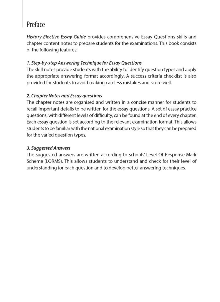 History Elective Essay Guide Secondary 3 - CPD Singapore Education ...