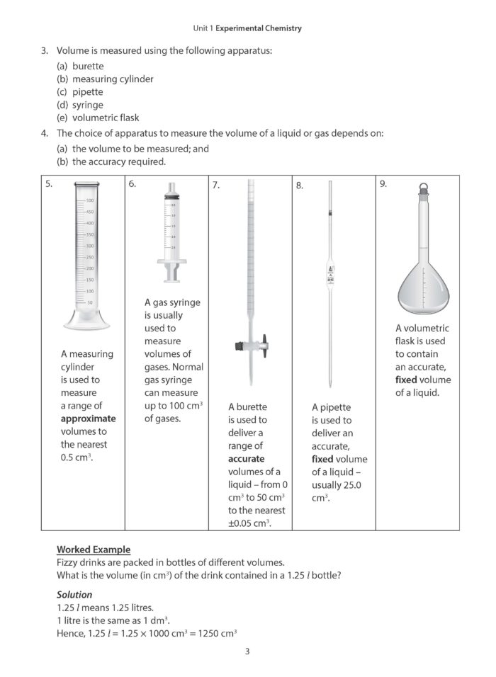 Key Study Guide: O-Level Chemistry Volume 1 Revision Notes, Worked ...