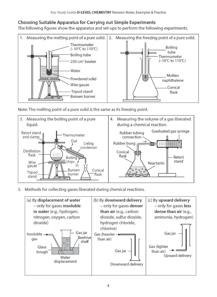 Key Study Guide: O-Level Chemistry Volume 1 Revision Notes, Worked ...