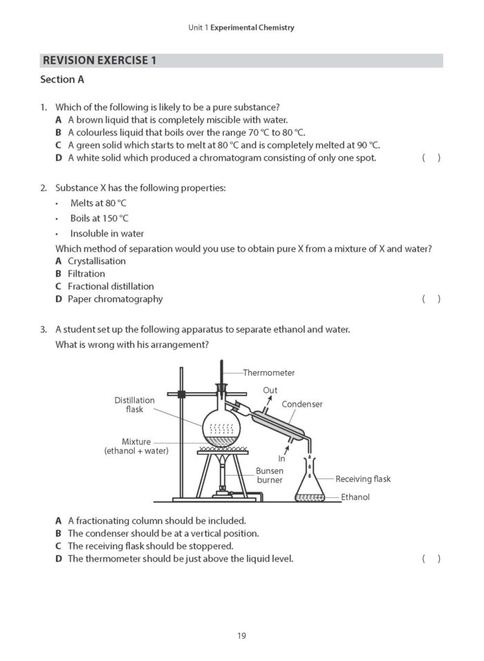 Key Study Guide: O-Level Chemistry Volume 1 Revision Notes, Worked ...