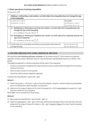 SG Math Challenging Problem-Solving Approach to A-Level H2 Mathematics ...