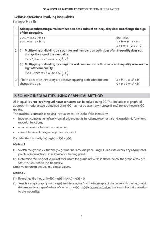 SG Math Challenging Problem-Solving Approach to A-Level H2 Mathematics ...