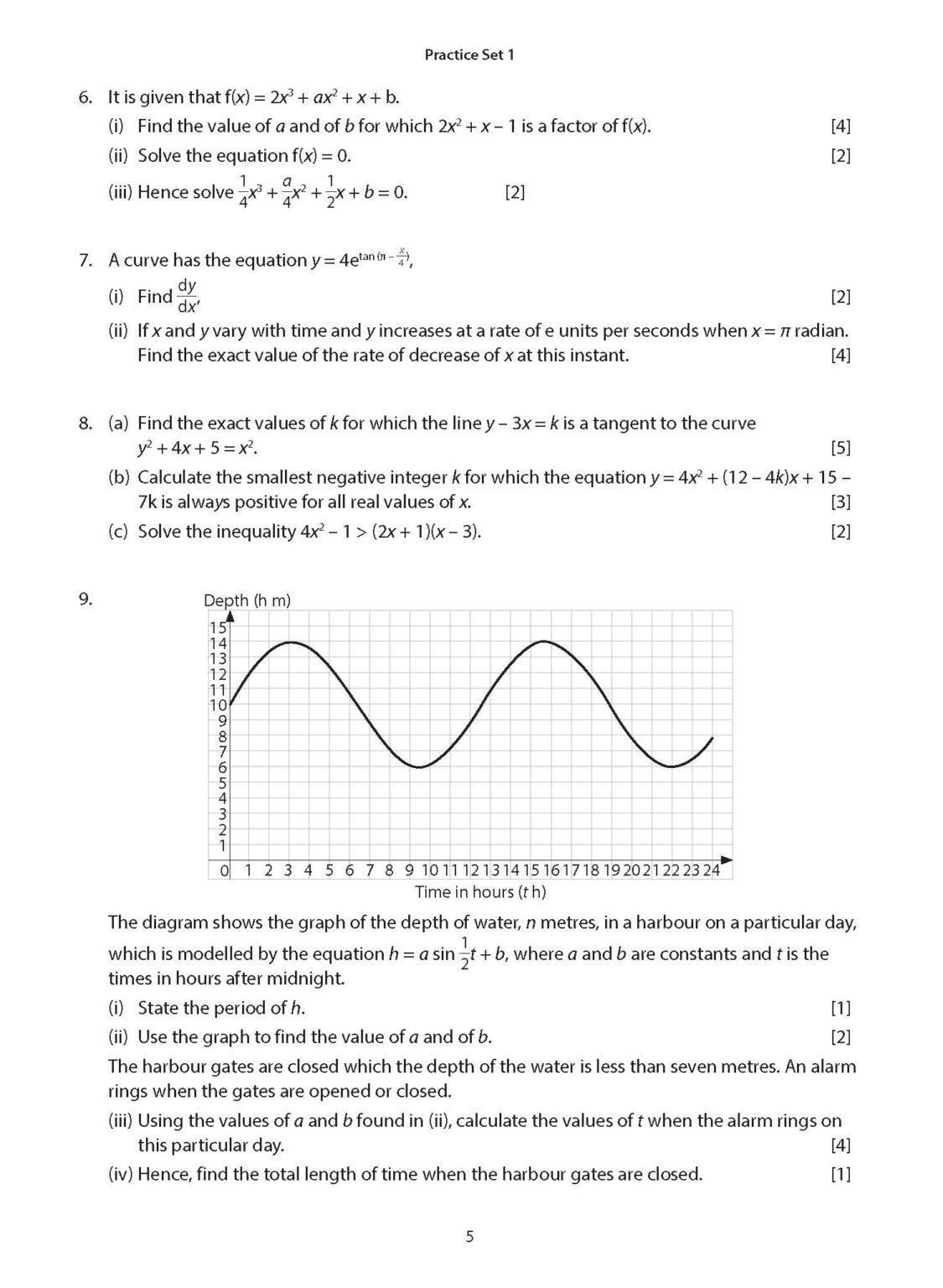 GCE O-Level / G3 Additional Mathematics Practice Papers with Full ...