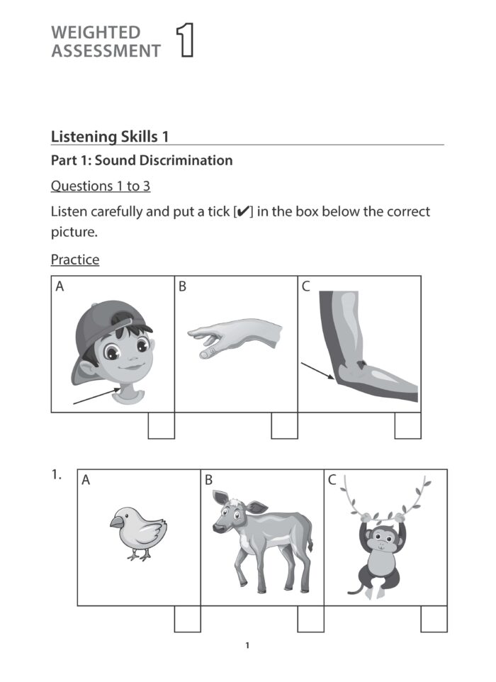 Primary 2 English Practice in Listening Skills and Oral Communication ...