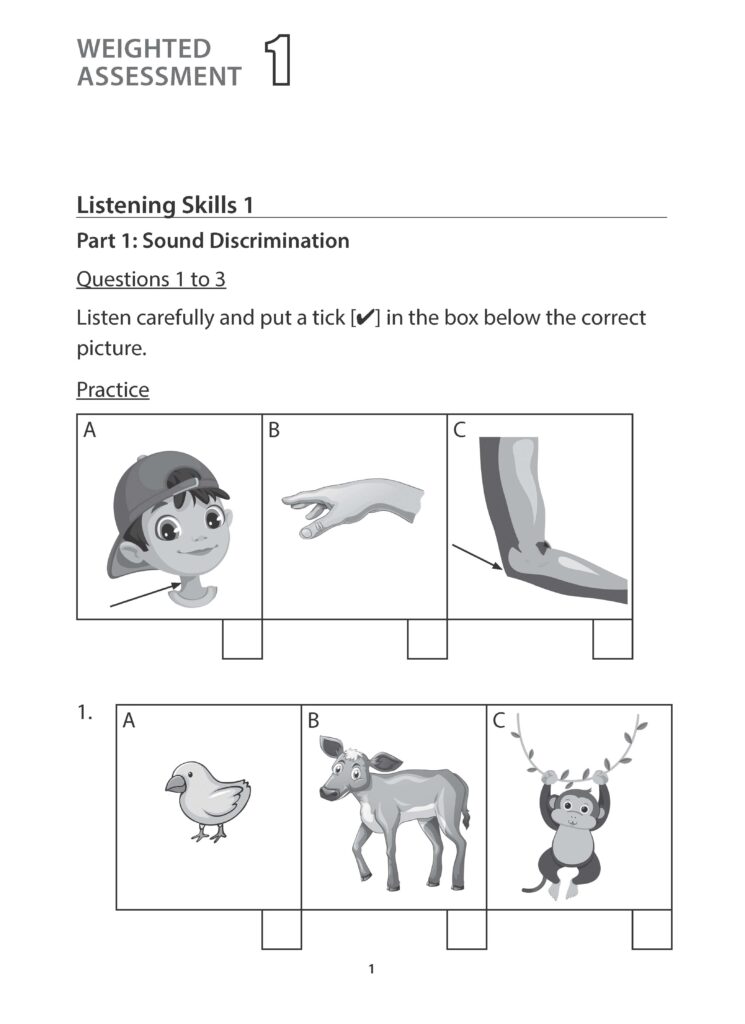Primary 2 English Practice in Listening Skills and Oral Communication ...