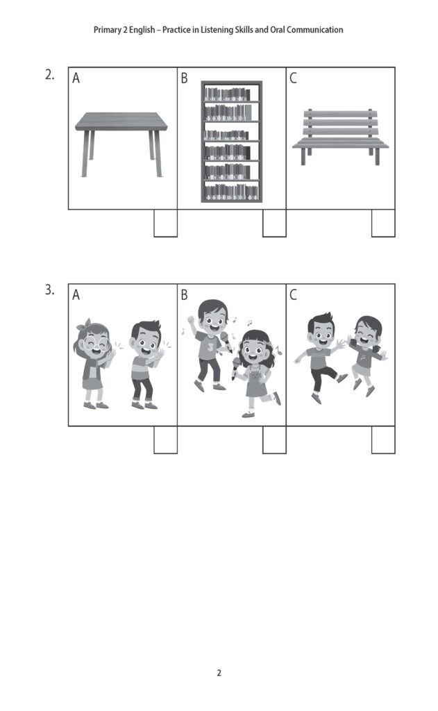 Primary 2 English Practice in Listening Skills and Oral Communication ...