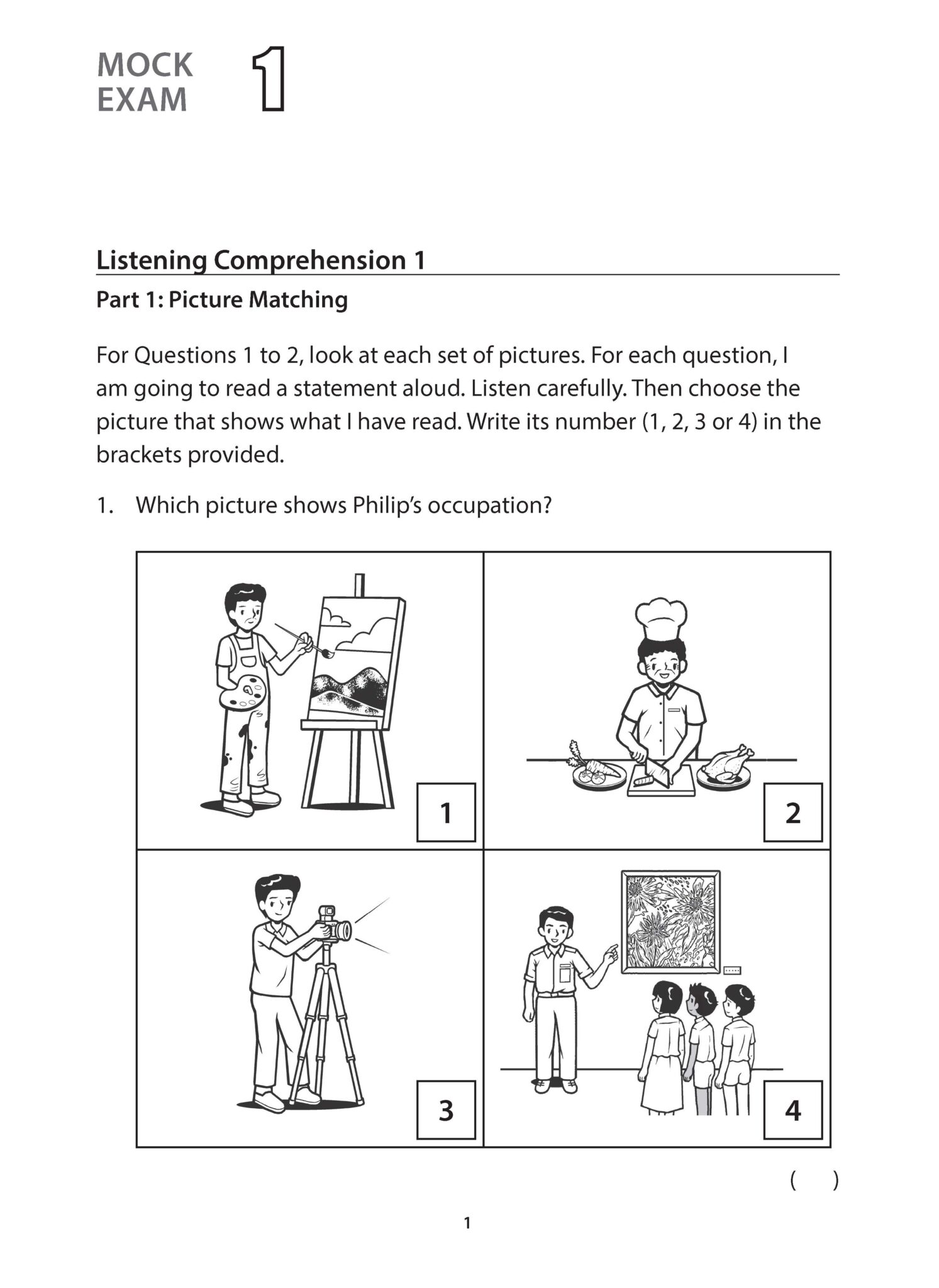 Primary 3 English Practice in Listening Comprehension and Oral ...