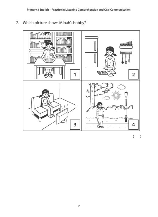 Primary 3 English Practice in Listening Comprehension and Oral ...