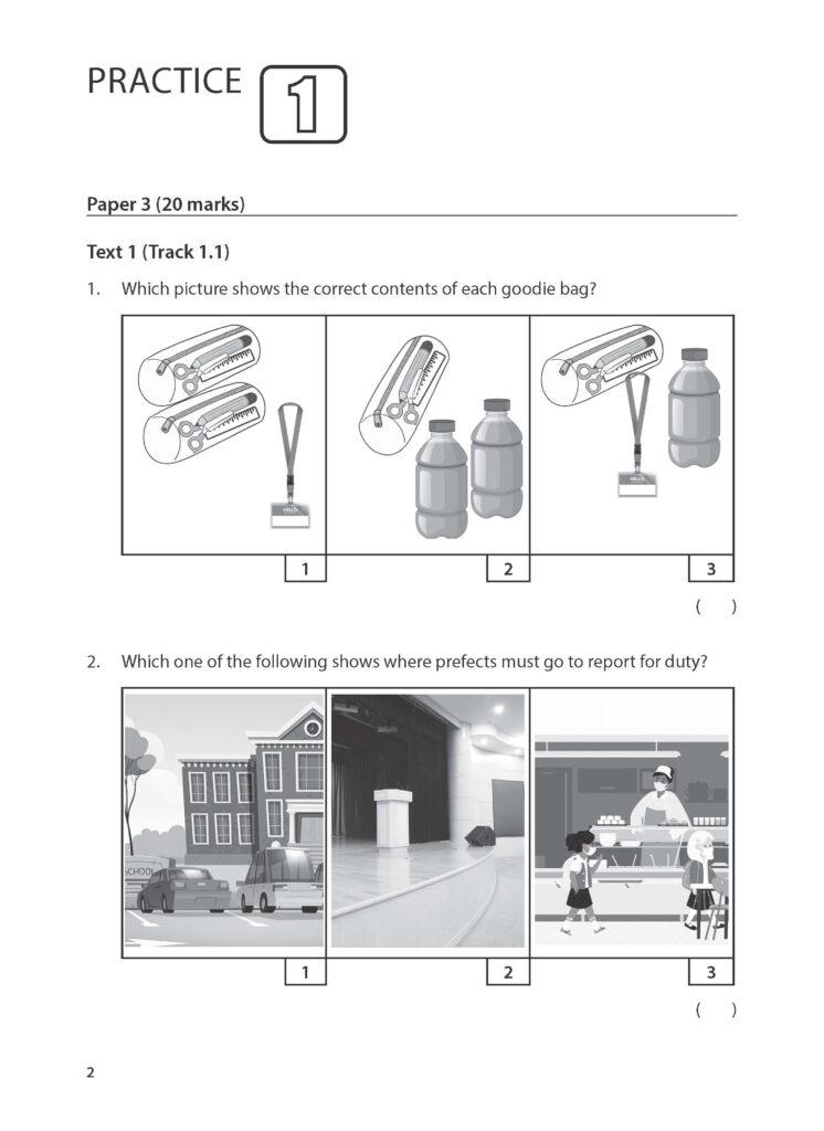 Primary 5 English Practice Papers in Listening Comprehension and Oral ...