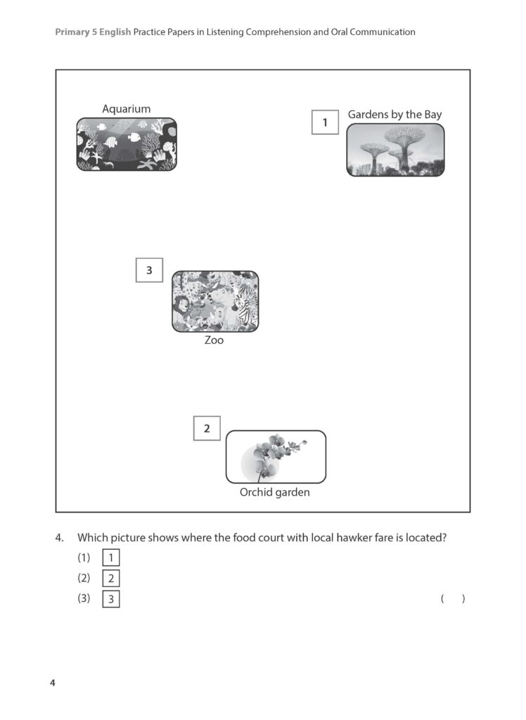 Primary 5 English Practice Papers in Listening Comprehension and Oral ...