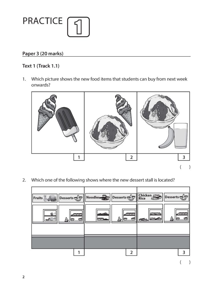 Primary 6 English Practice Papers in Listening Comprehension and Oral ...