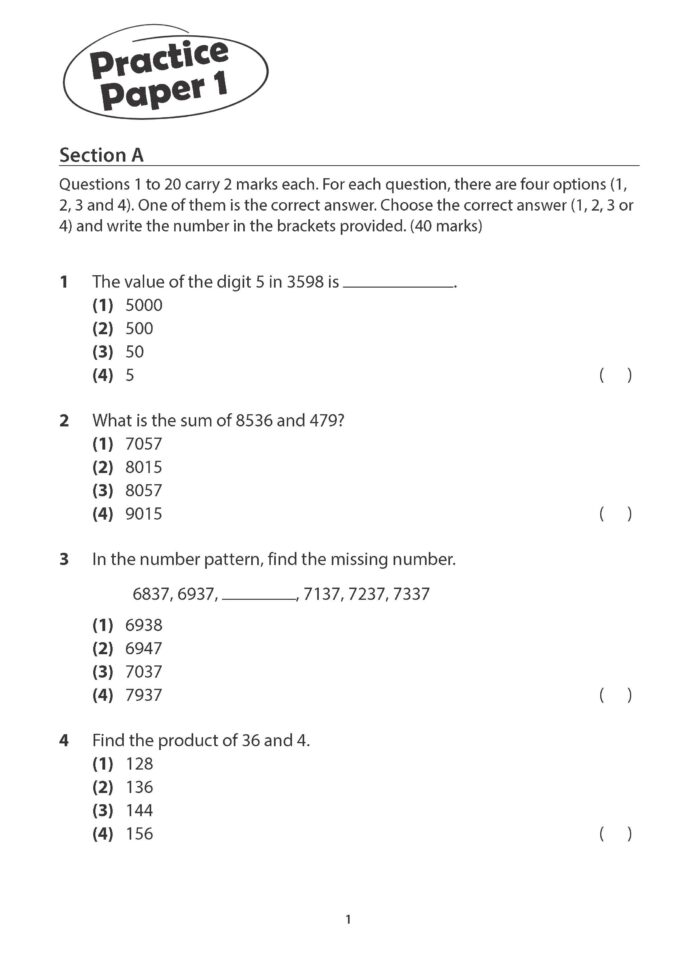 Primary 3 Mathematics Practice Papers (Second edition) - CPD Singapore ...
