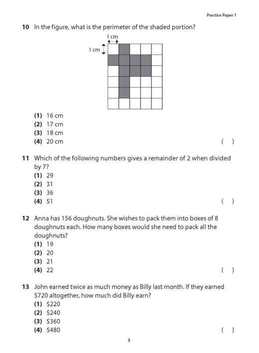 Primary 3 Mathematics Practice Papers (Second edition) - CPD Singapore ...