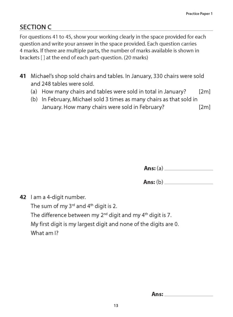 Primary 3 Mathematics Practice Papers (Second edition) - CPD Singapore ...