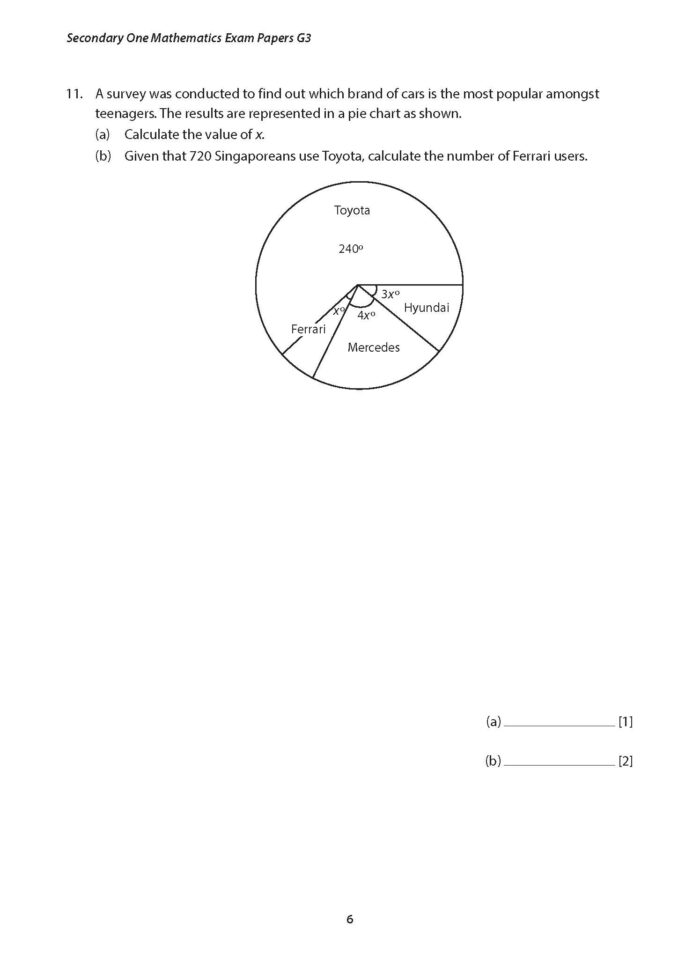 Secondary 1 Mathematics Exam Papers for G3 Second Edition - CPD ...