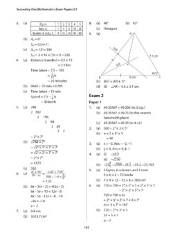Secondary 1 Mathematics Exam Papers for G3 Second Edition - CPD ...