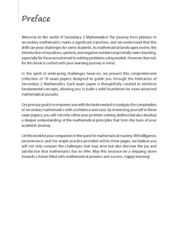 Secondary 2 Mathematics Exam Papers for G3 Second Edition - CPD ...