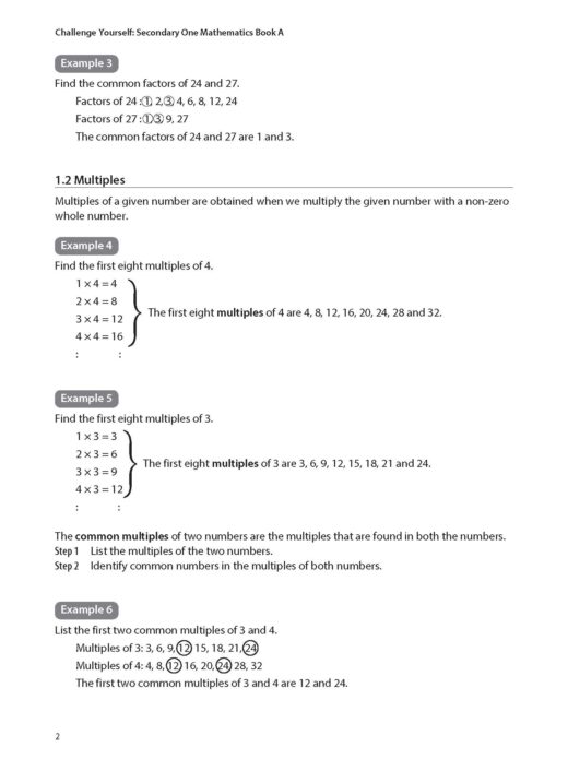 Challenge Yourself Secondary One Mathematics Book A (New Edition) - CPD ...