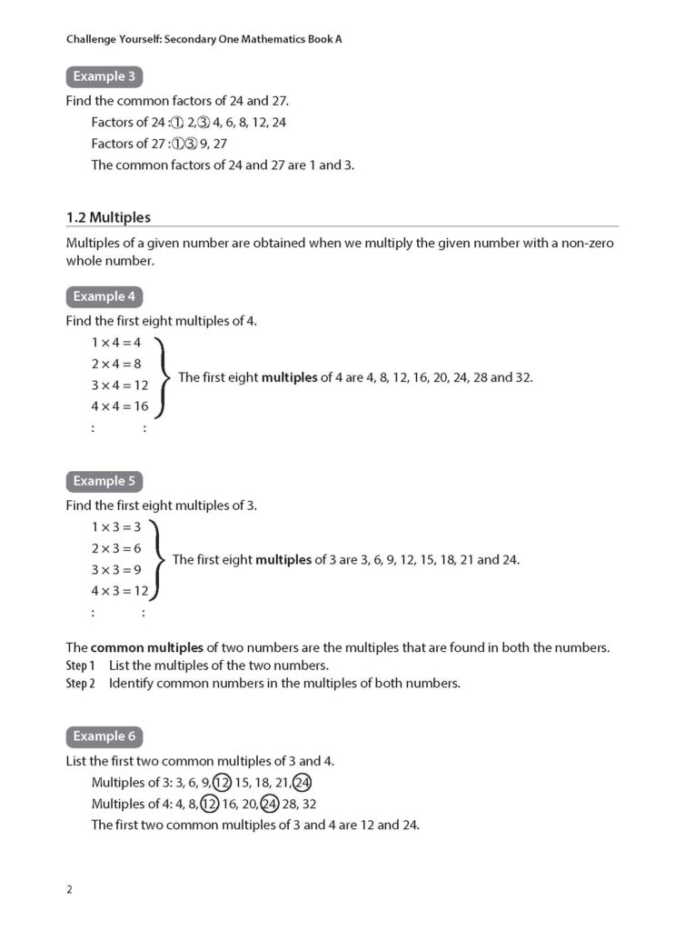 Challenge Yourself Secondary One Mathematics Book A (New Edition) - CPD ...