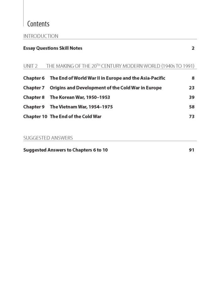 History Elective Essay Guide Secondary 4 - CPD Singapore Education ...