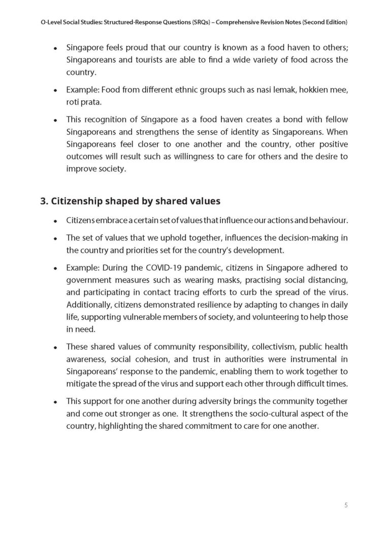 O-Level Social Studies Structured-Response Questions (SRQs ...