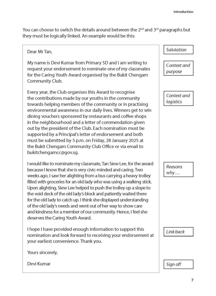 Primary 5 English Scoring the AL1 in Situational Writing (Second ...