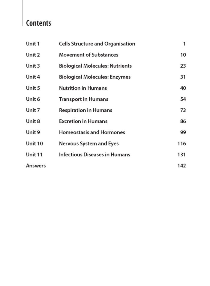 Key Study Guide: O-Level Biology Volume 1 Revision Notes & Practice ...